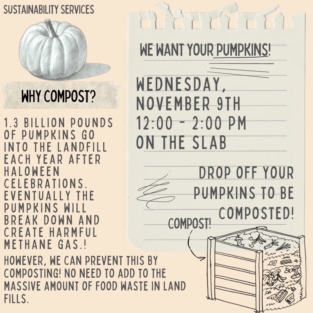 Pumpkin Compost Collection | University of Puget Sound