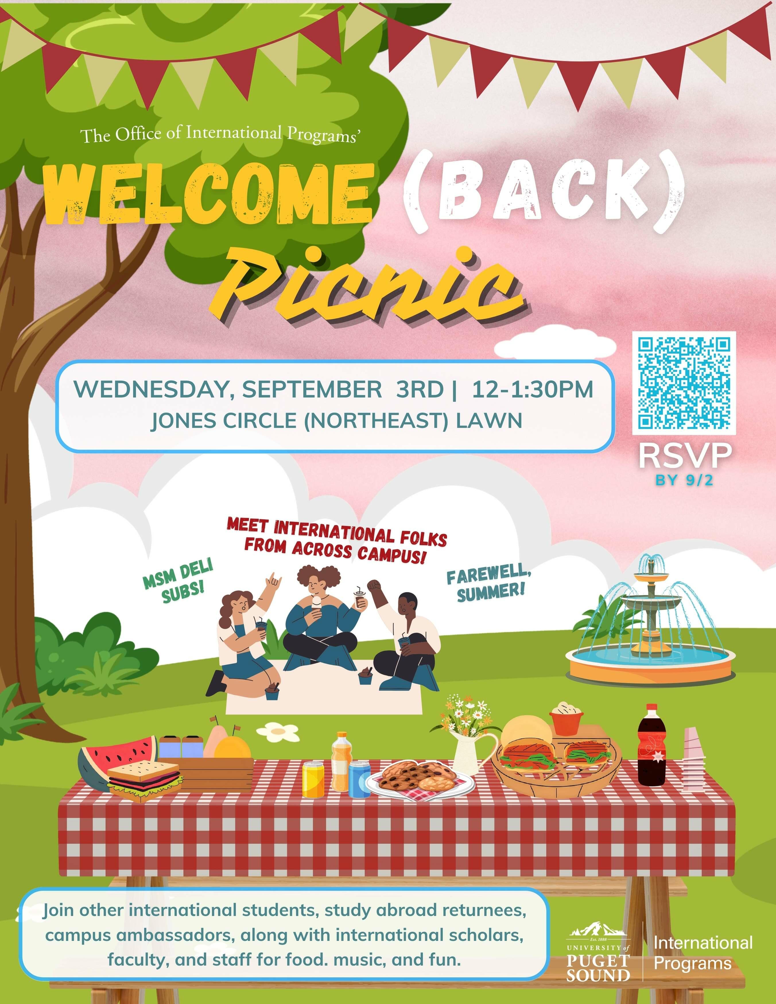 International Welcome (Back) Picnic | University of Puget Sound